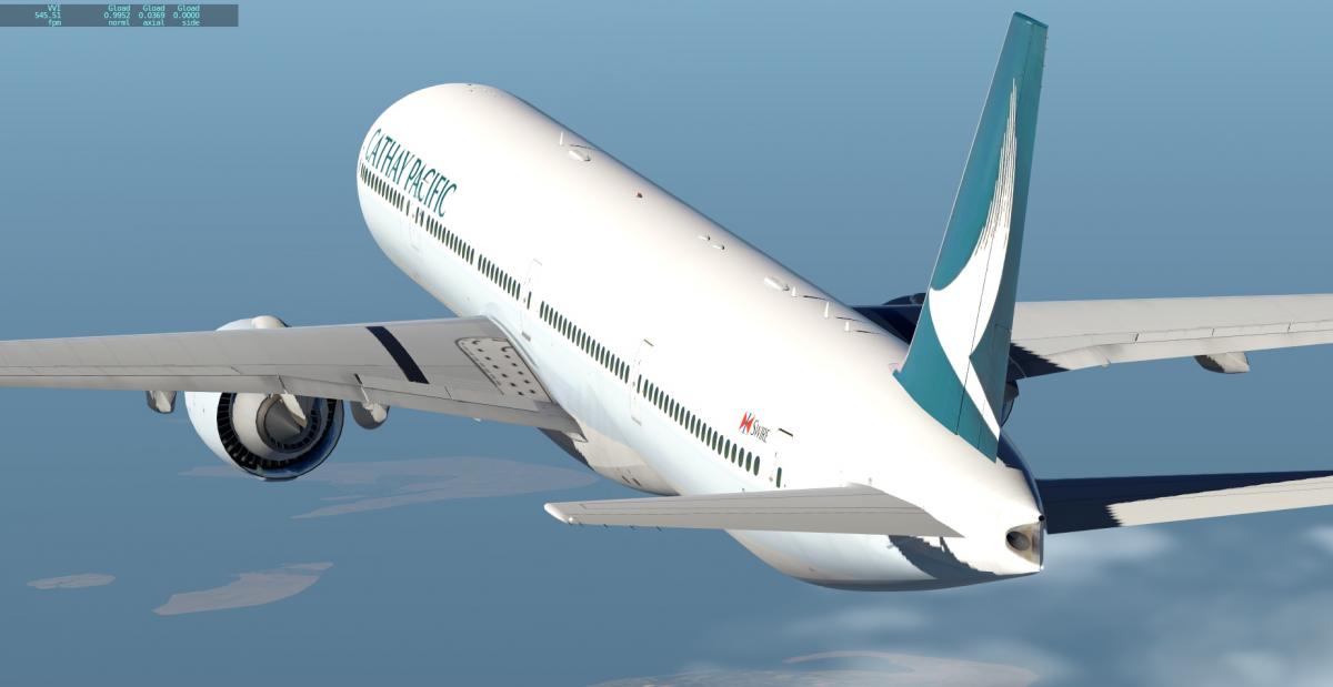 Cathay Pacific B777-367ER B-KPR - Aircraft Skins - Liveries - X-Plane ...