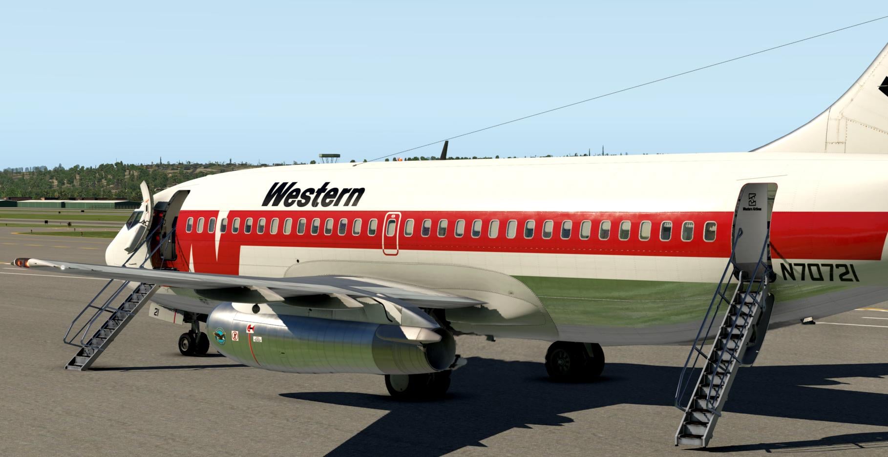 Western Airlines 80s N70721 for 732 TwinJet V3 Pro by FlyJSim - 732 ...
