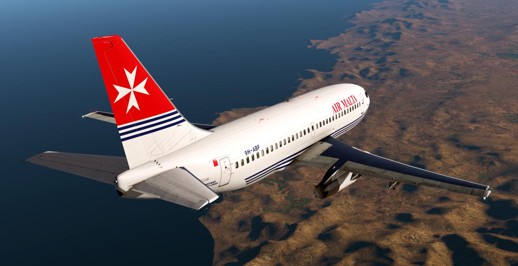Air Malta 9H-ABF for 732 TwinJet V3 Pro by FlyJSim - 732 TwinJet Paints ...