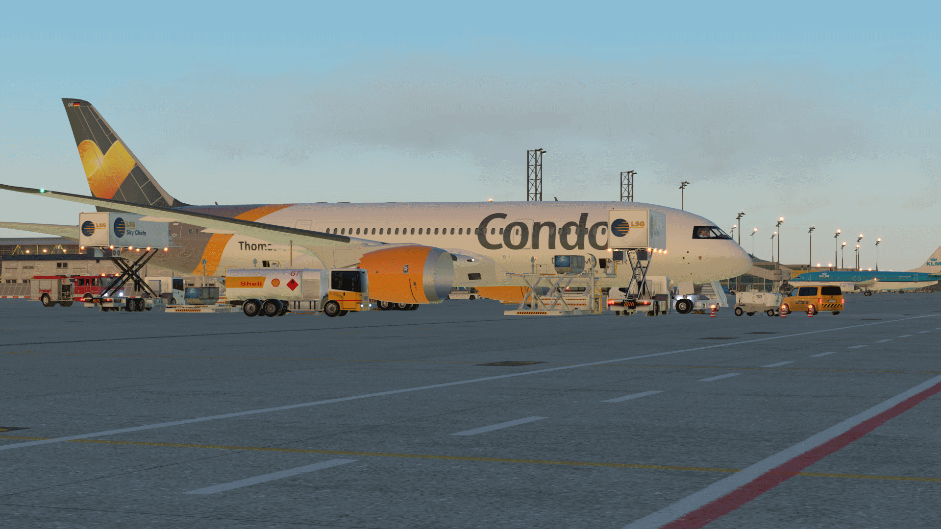 Dreamliner B787-8 Condor Heart - Aircraft Skins - Liveries - X-Plane ...
