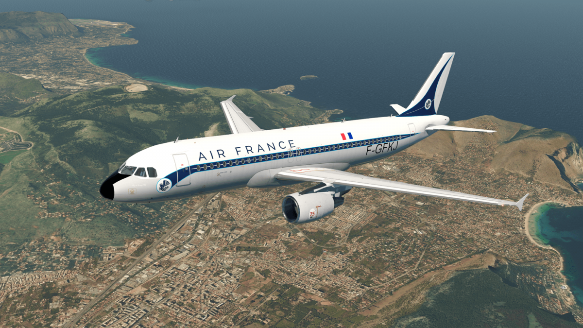 Air France retro (F-GFKJ) - Aircraft Skins - Liveries - X-Plane.Org Forum