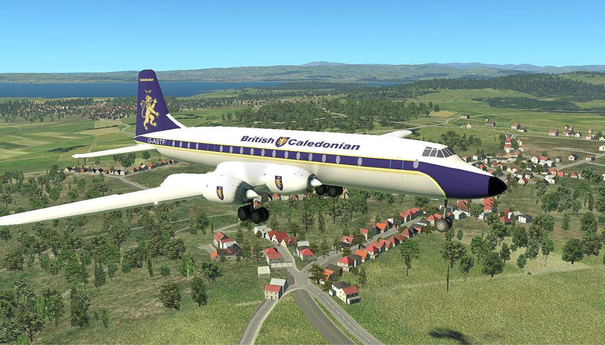 British Caledonian Livery (Bristol Britannia 312) - Aircraft Skins ...