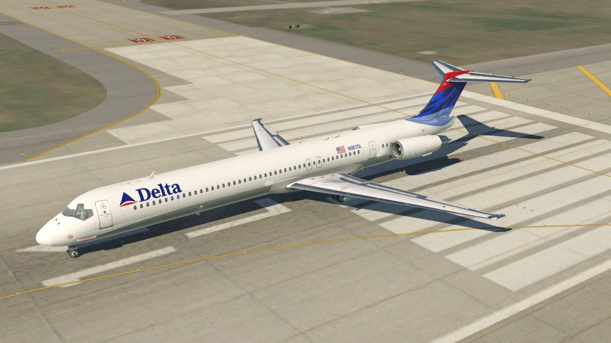 Delta "Colors In Motion" livery for the Default MD-80 - Aircraft Skins ...