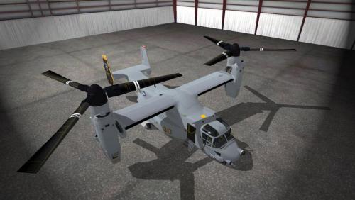 AOA Simulations V-22 Osprey VMM-165 Lady Ace - Aircraft Skins ...