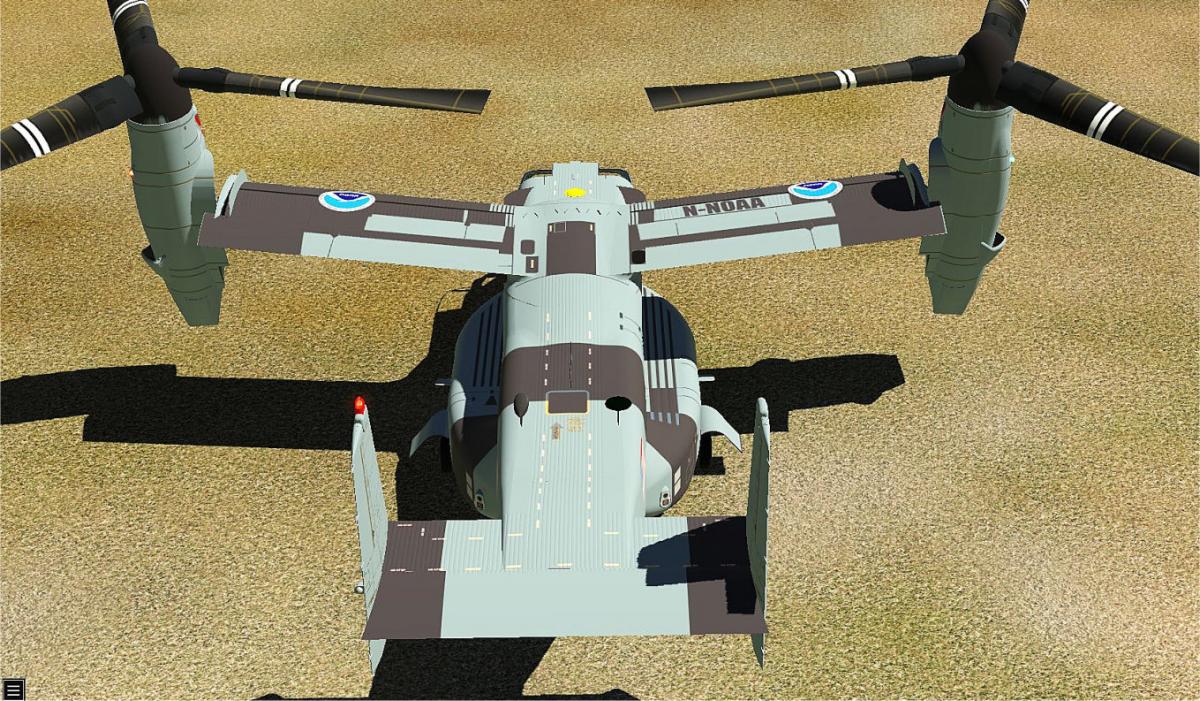 N-NOAA National Oceanic Fictional (AOA Sims V-22 Osprey) - Aircraft ...