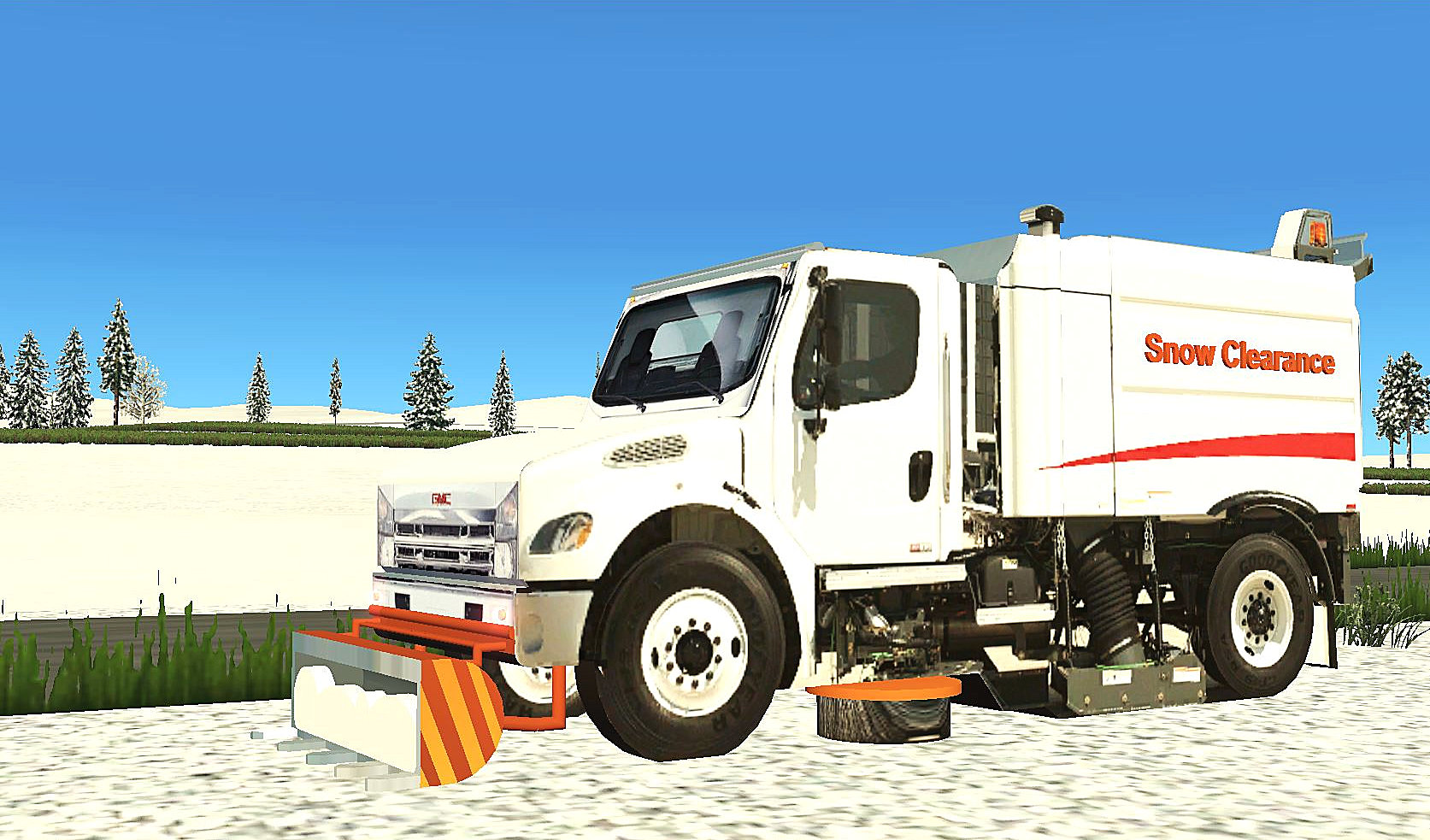 Road Sweeper With Snow Plough (Animated) - Objects - X-Plane.Org Forum