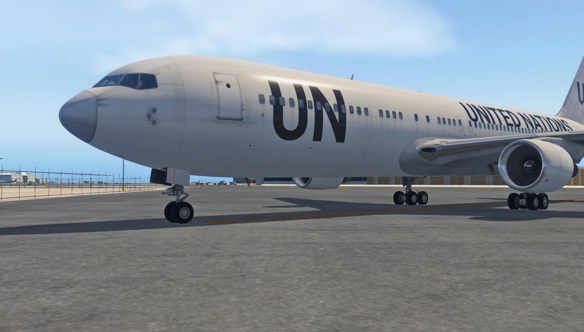 United Nations Livery for the FF 767 - Aircraft Skins - Liveries - X ...