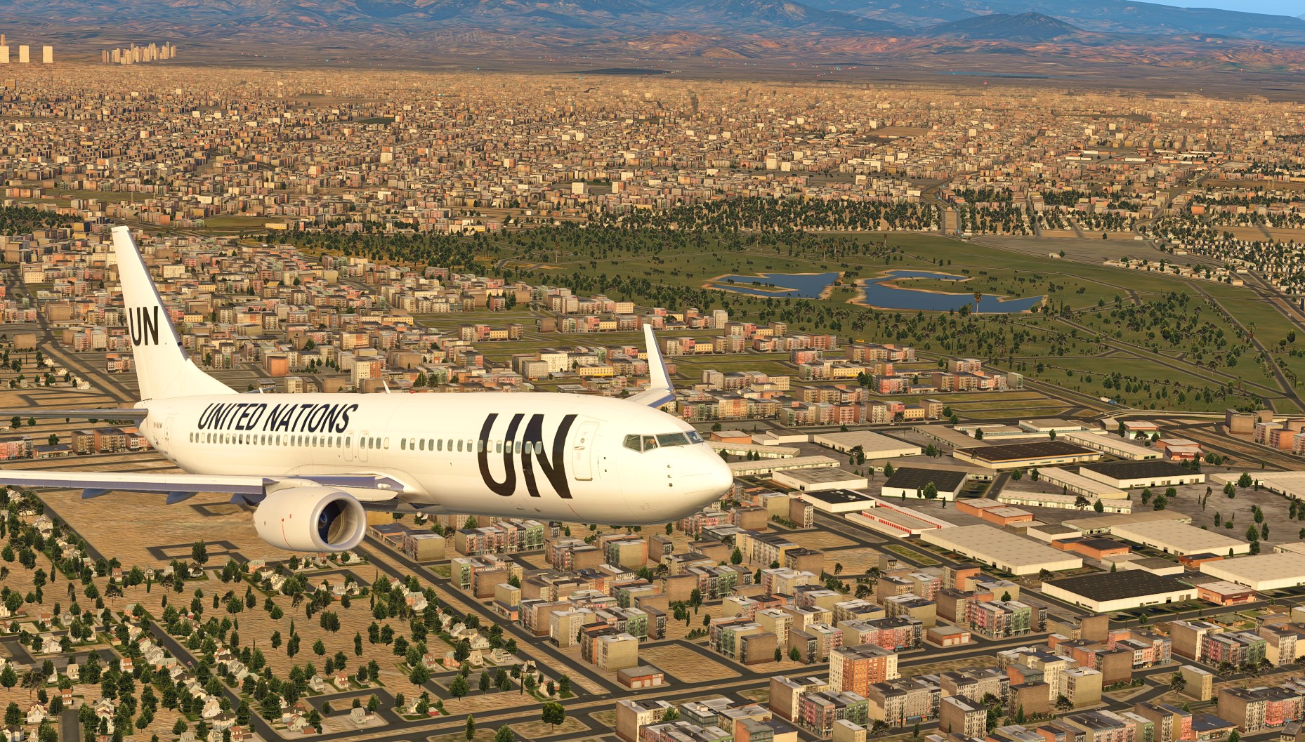 United Nations Livery for the Default/Zibo 737-800 - Aircraft Skins ...