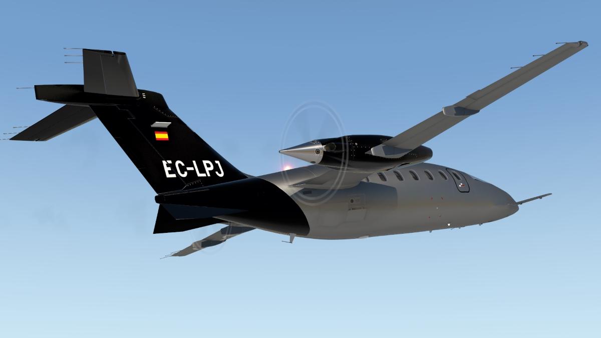 Livery EC-LPJ for Piaggio P-180 Avanti XP-11 - Aircraft Skins ...