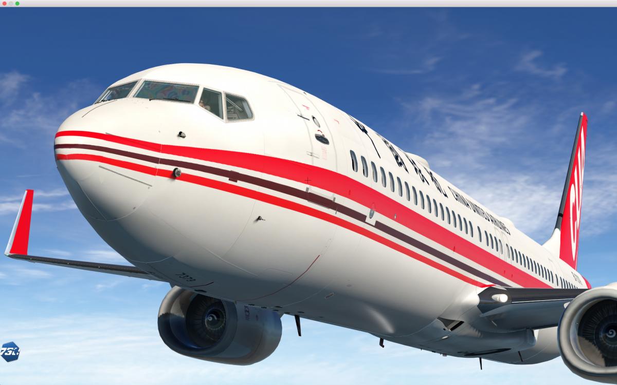 China United Airlines B739 livery - Aircraft Skins - Liveries - X-Plane ...
