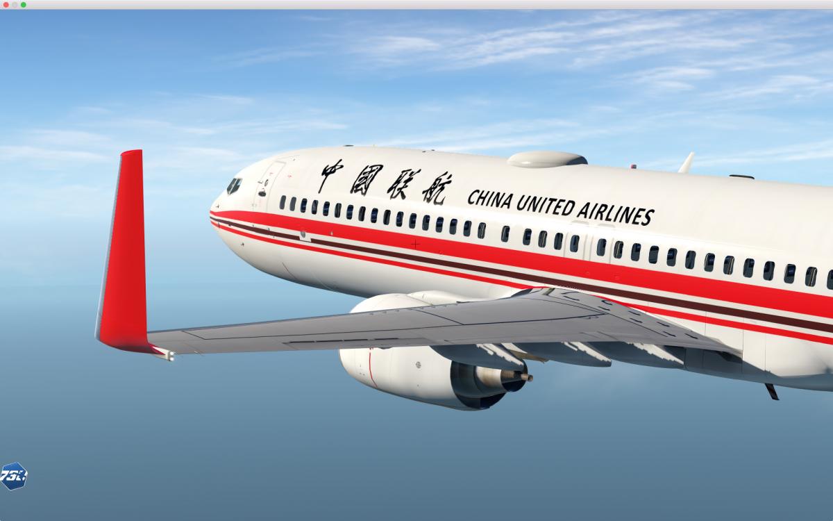 China United Airlines B739 livery - Aircraft Skins - Liveries - X-Plane ...