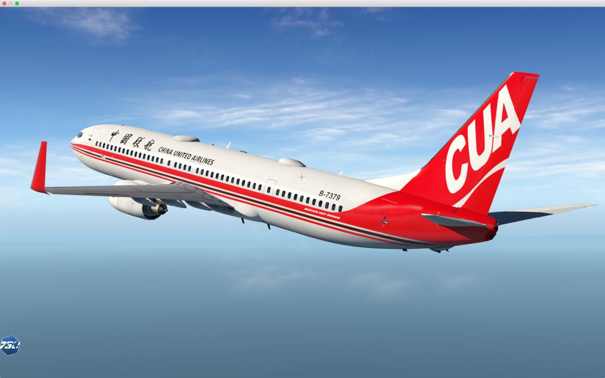 China United Airlines B739 livery - Aircraft Skins - Liveries - X-Plane ...