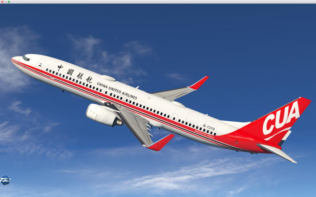 China United Airlines B739 livery - Aircraft Skins - Liveries - X-Plane ...