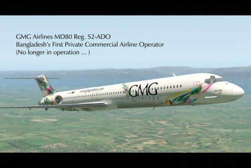 GMG Airlines MD80 S2-ADO Livery.Zip - Aircraft Skins - Liveries - X ...