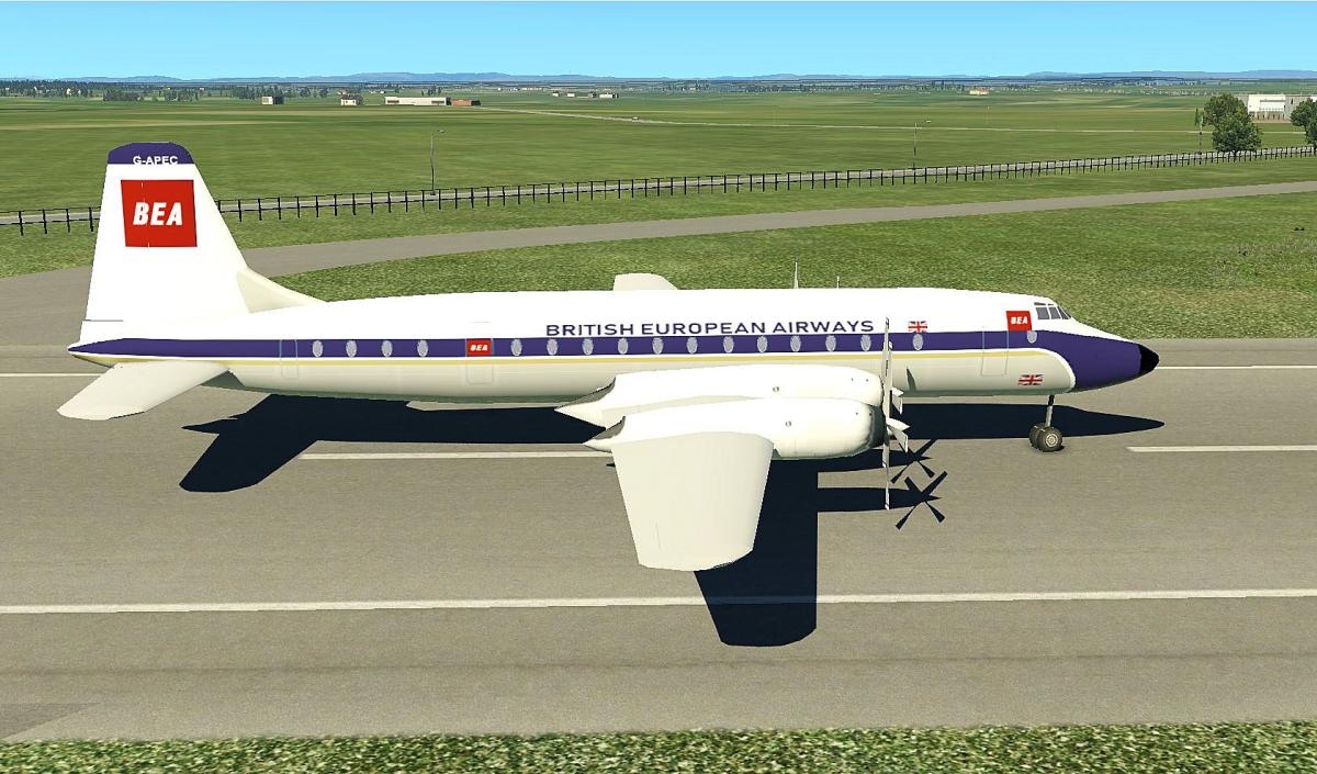 G-APEC BEA (Bristol Britannia 312 Aerostarsim) - Aircraft Skins ...