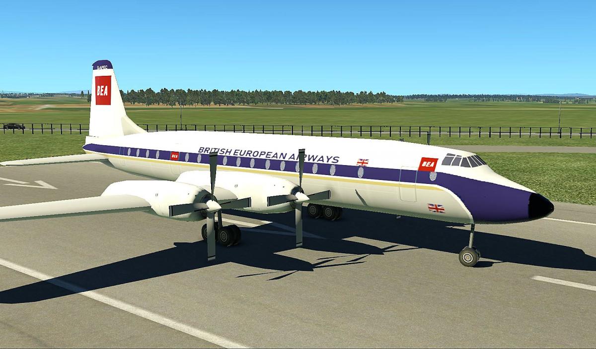 G-APEC BEA (Bristol Britannia 312 Aerostarsim) - Aircraft Skins ...