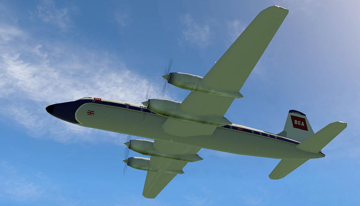 G-APEC BEA (Bristol Britannia 312 Aerostarsim) - Aircraft Skins ...
