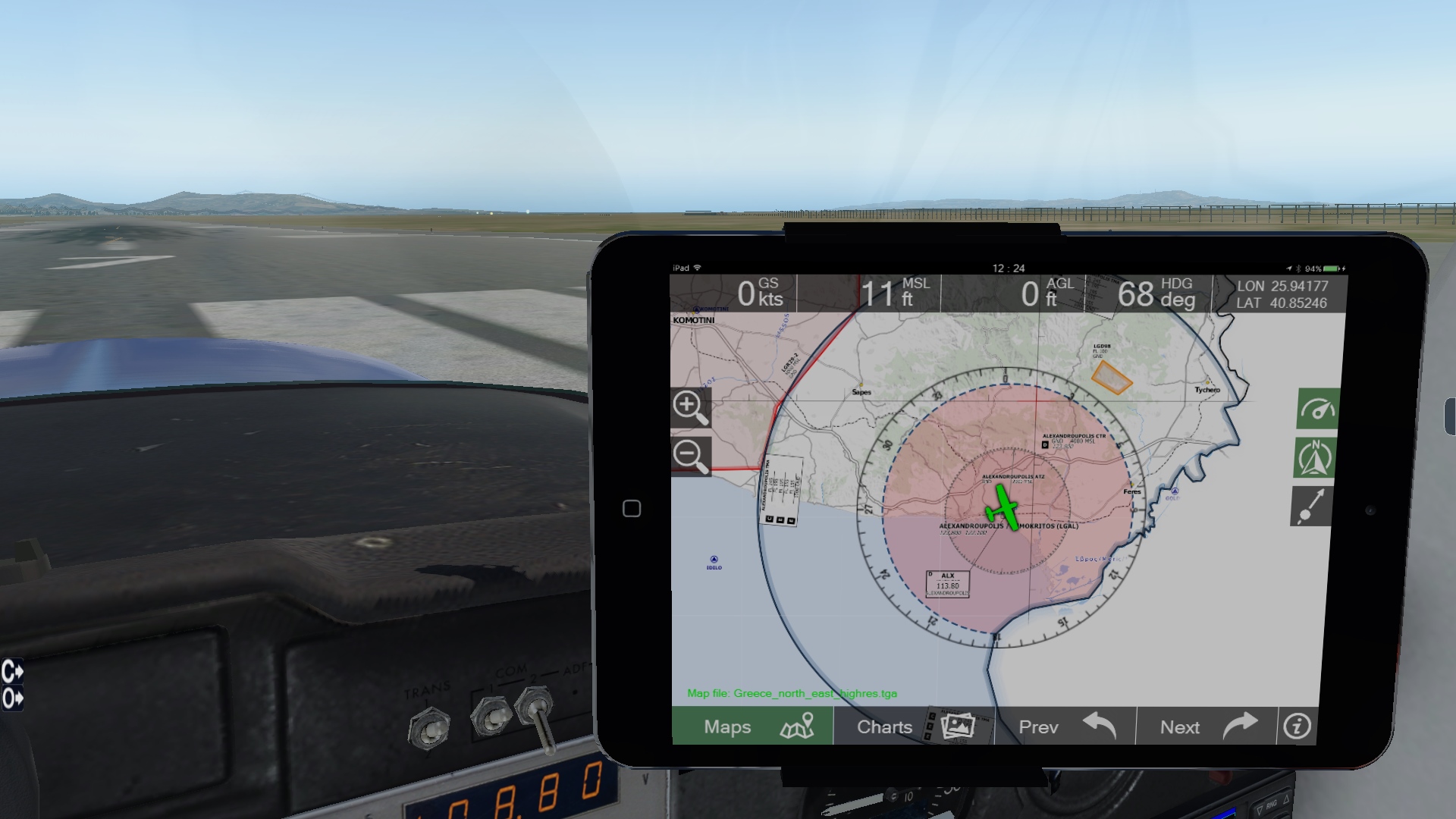 Moving maps - Greece - Flight Plans and Sectionals - X-Plane.Org Forum