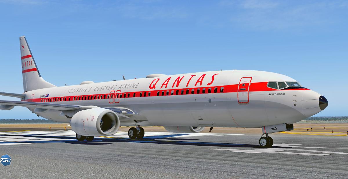 Qantas Retro Roo II - 737-900ER - Aircraft Skins - Liveries - X-Plane ...