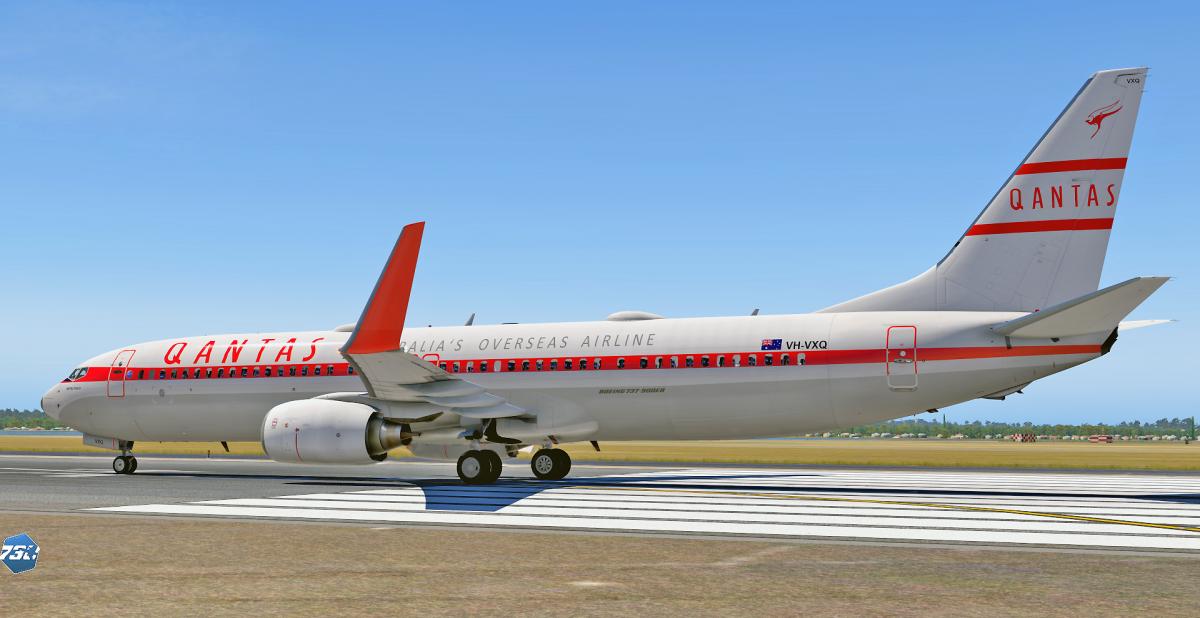 Qantas Retro Roo II - 737-900ER - Aircraft Skins - Liveries - X-Plane ...