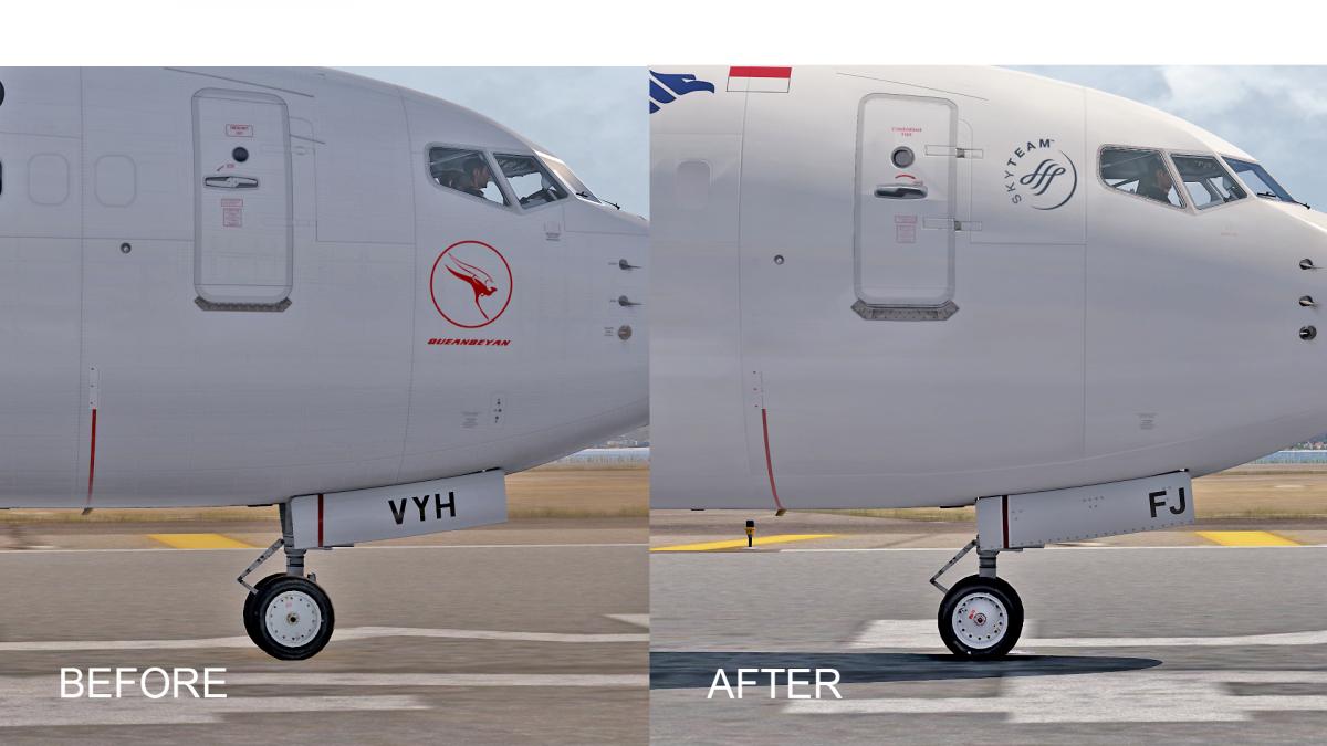 Replacement wheels for the 737-800/900ER - Aircraft Skins - Liveries ...