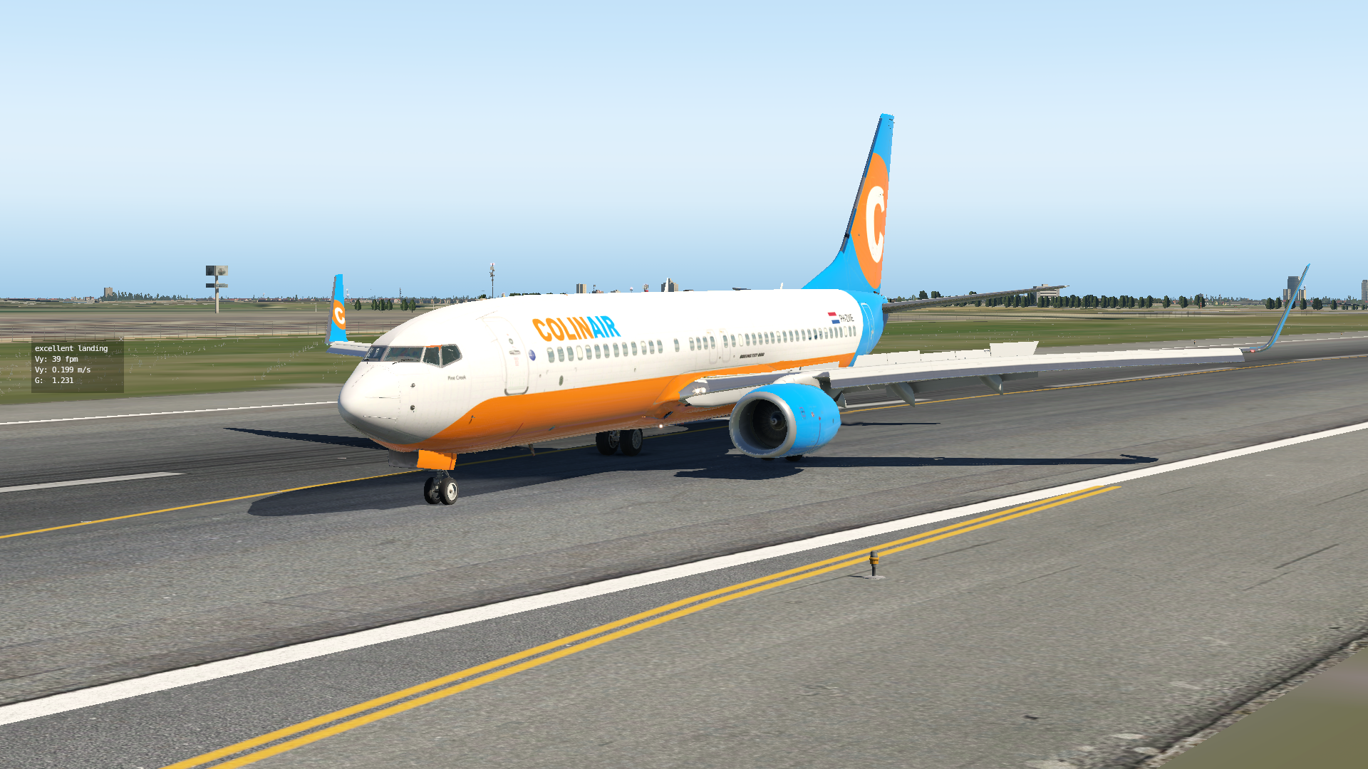Colinair (Fictional) - Boeing 737-800 (Default) - X-Plane 11 - Aircraft ...