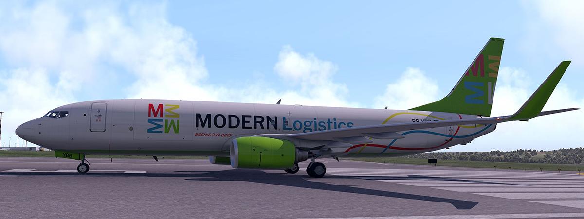 ZIBO 737-800 "Modern Logistics" Cargo - Aircraft Skins - Liveries - X ...
