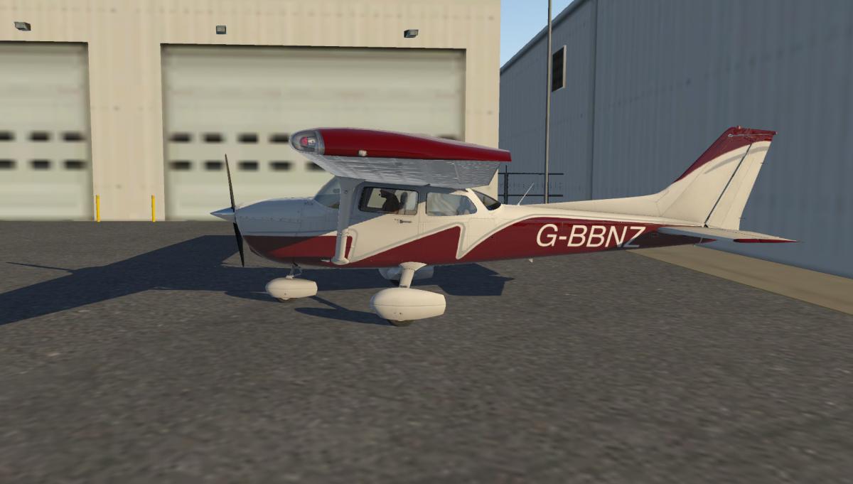 [Default C172] G-BBNZ Reims F172M - Aircraft Skins - Liveries - X-Plane ...