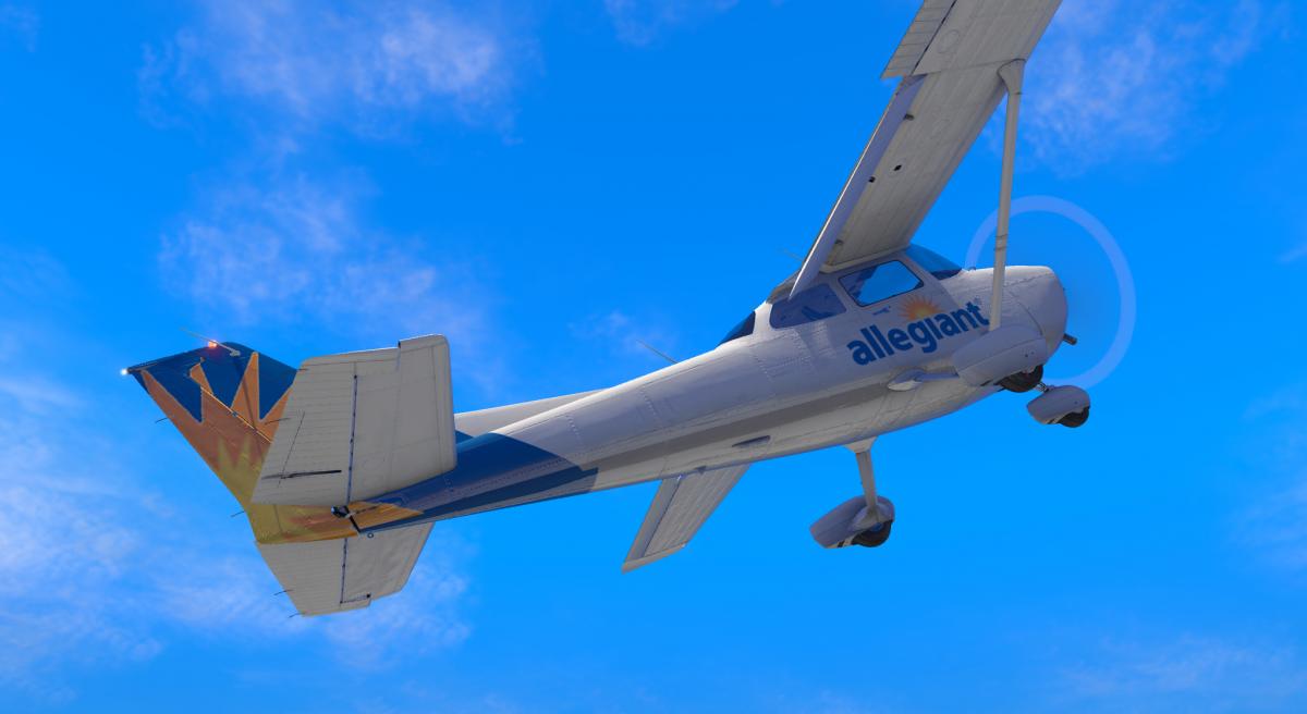 Default C172 Allegiant Livery - Aircraft Skins - Liveries - X-Plane.Org ...