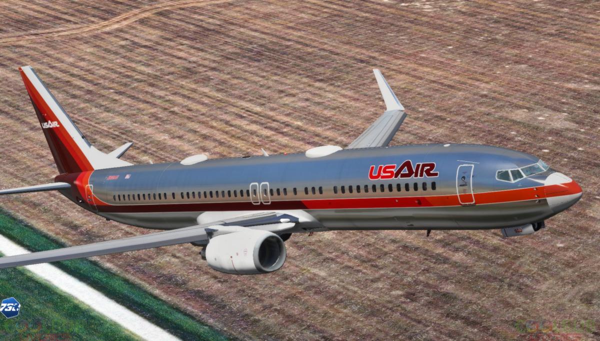 USAir Fictional B737-900 Ultimate - Aircraft Skins - Liveries - X-Plane ...