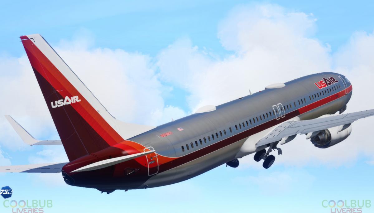 USAir Fictional B737-900 Ultimate - Aircraft Skins - Liveries - X-Plane ...