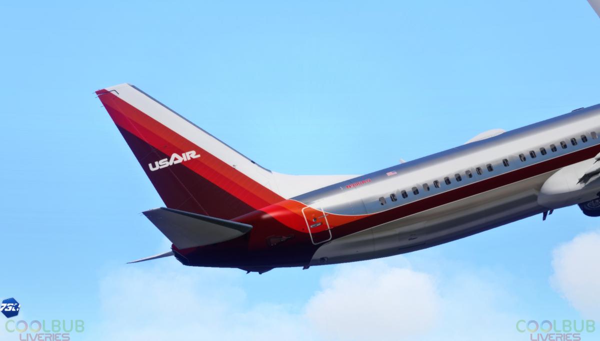 USAir Fictional B737-900 Ultimate - Aircraft Skins - Liveries - X-Plane ...