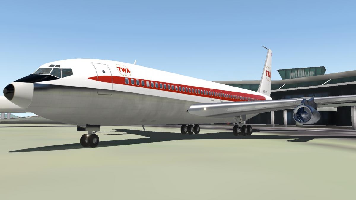 Boeing 707-331B "N776TW" TWA Livery - Aircraft Skins - Liveries - X ...