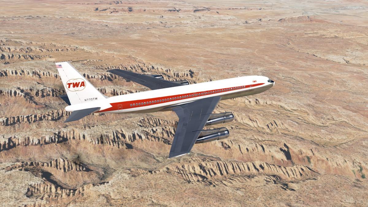 Boeing 707-331B "N776TW" TWA Livery - Aircraft Skins - Liveries - X ...