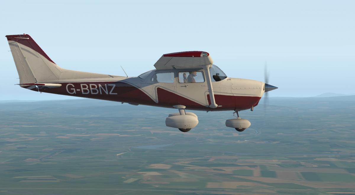 [Default C172] G-BBNZ Reims F172M - Aircraft Skins - Liveries - X-Plane ...