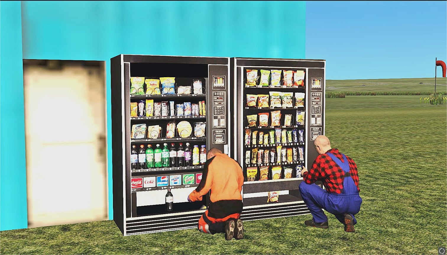 Twin Vending Machines (Animated) - Objects - X-Plane.Org Forum