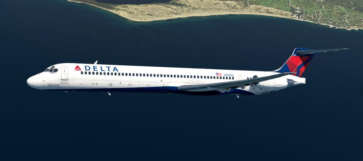 Delta N959DL Current Livery for Rotate MD-80 - Aircraft Skins ...