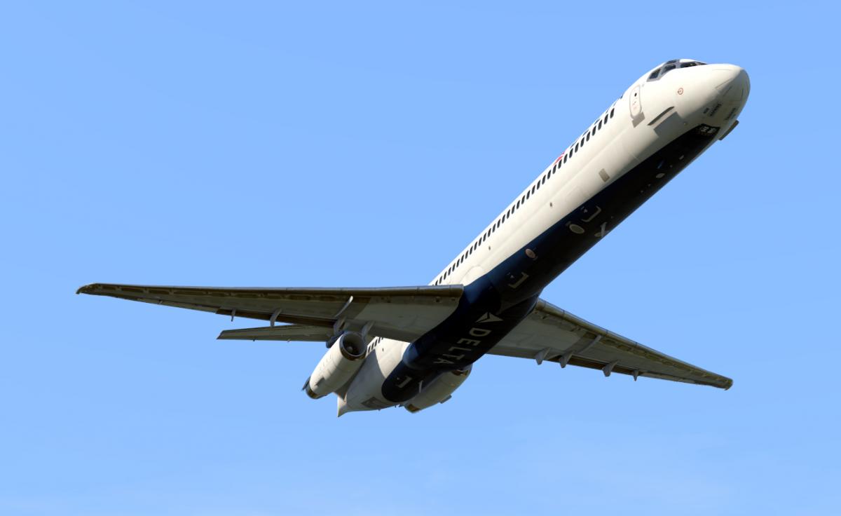 Delta N948DL Current Large Logo for Rotate MD-80 - Aircraft Skins ...
