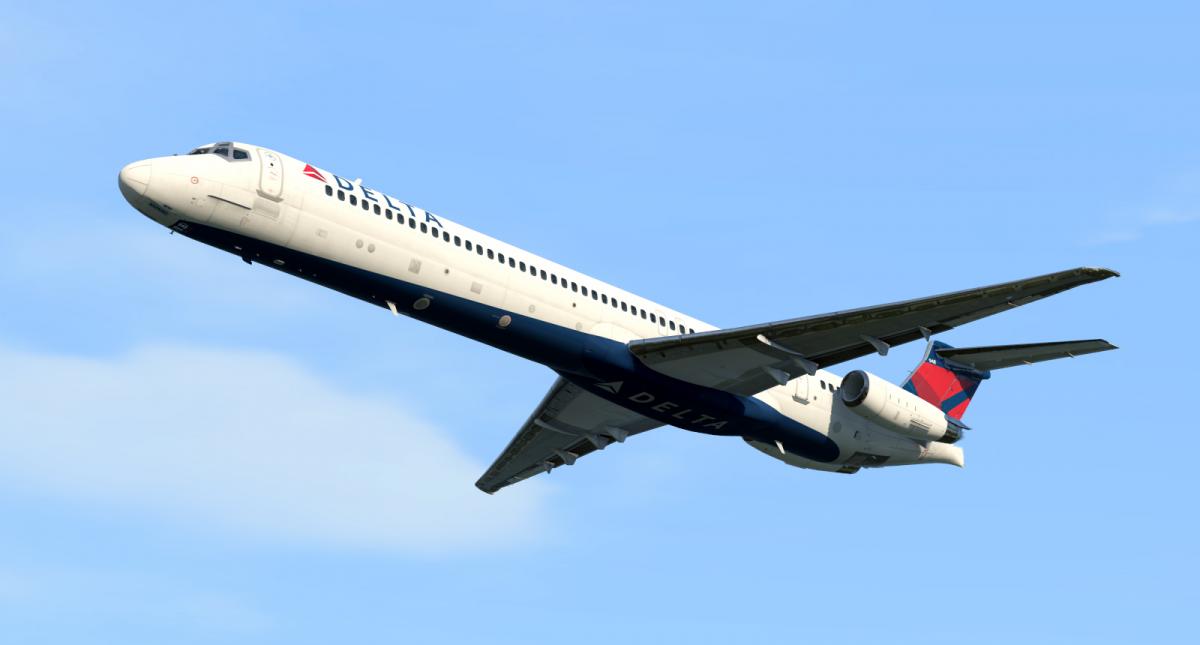 Delta N948DL Current Large Logo for Rotate MD-80 - Aircraft Skins ...