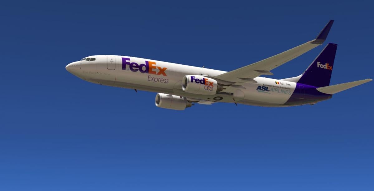 FedEx-TNT/ASL Default 737-800, Zibo 737-800X - Aircraft Skins ...