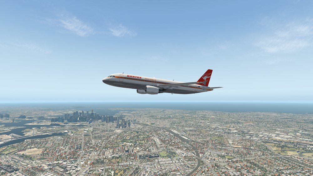Qantas (Retro Roo) Fictional FF A320 Livery - Aircraft Skins - Liveries ...