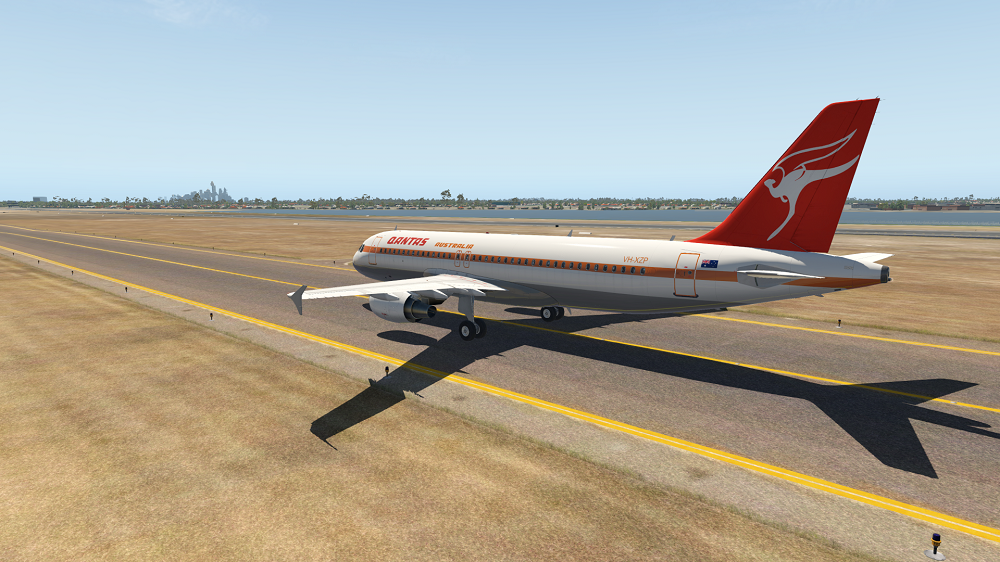 Qantas (Retro Roo) Fictional FF A320 Livery - Aircraft Skins - Liveries ...