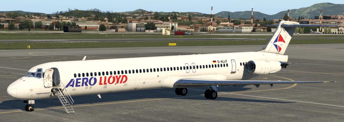 Aero Lloyd Last Livery D-ALLF for Rotate MD-80 - Aircraft Skins ...