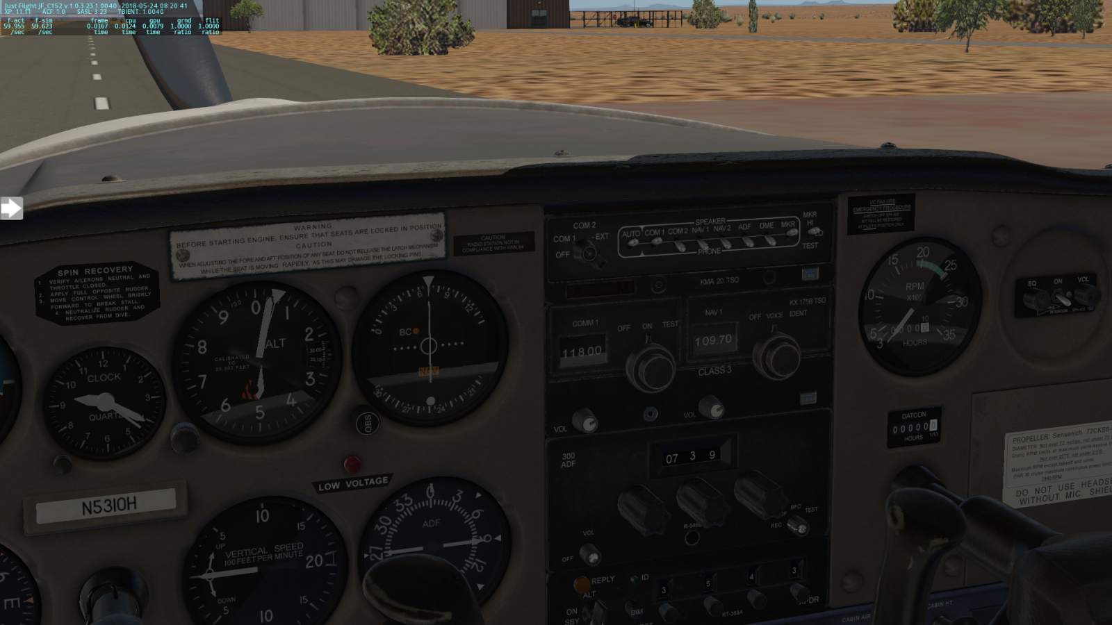 C152 hour meter - JustFlight - X-Plane.Org Forum