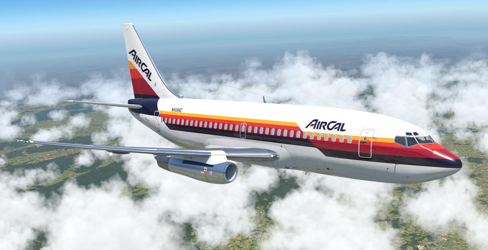 AirCal N458AC for 732 TwinJet V3 Pro by FlyJSim - 732 TwinJet Paints ...