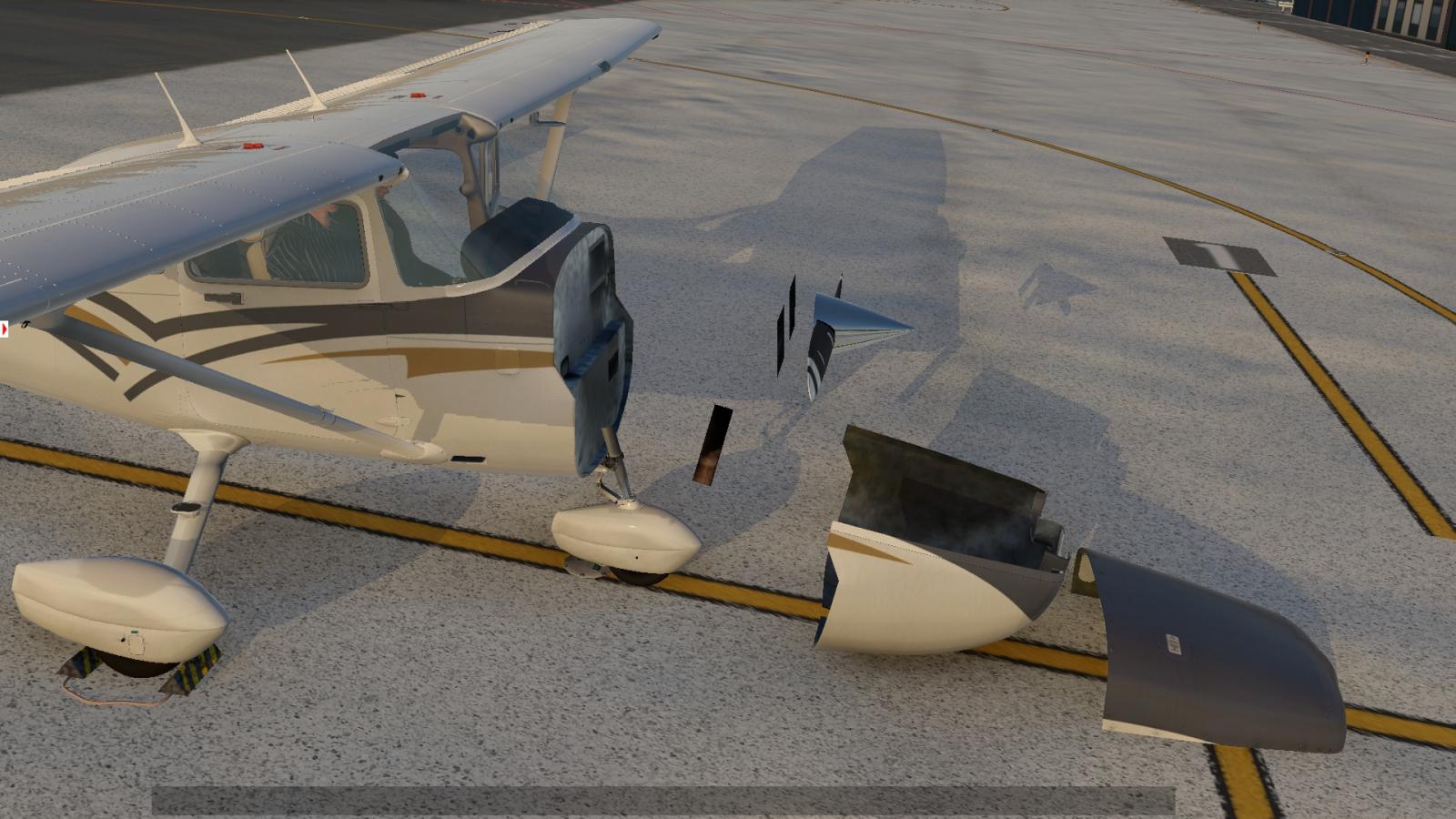 No motor is visible after a fresh reinstall v1.5 - C172SP - X-Plane.Org ...
