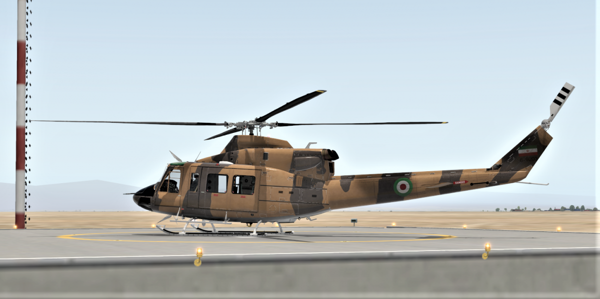 iran air force ( iriaf ) repaint bell 412 - Aircraft Skins - Liveries ...