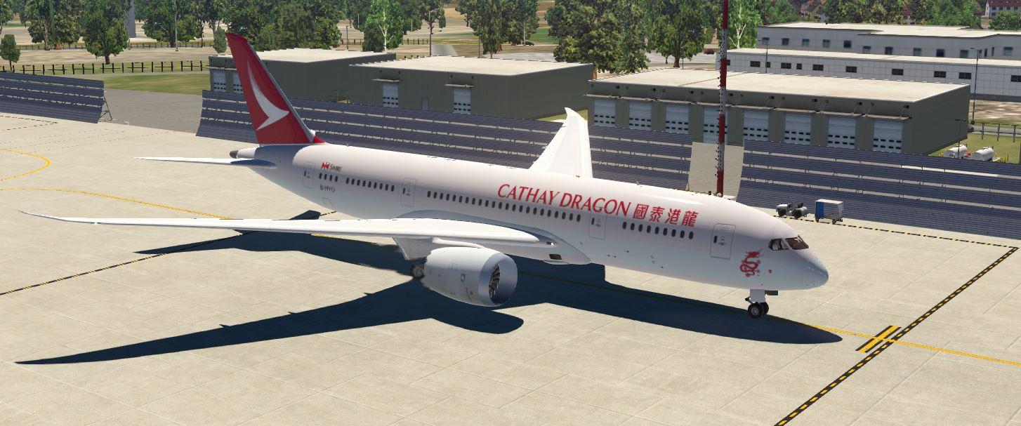 787-8 Cathay Dragon Livery - Aircraft Skins - Liveries - X-Plane.Org Forum