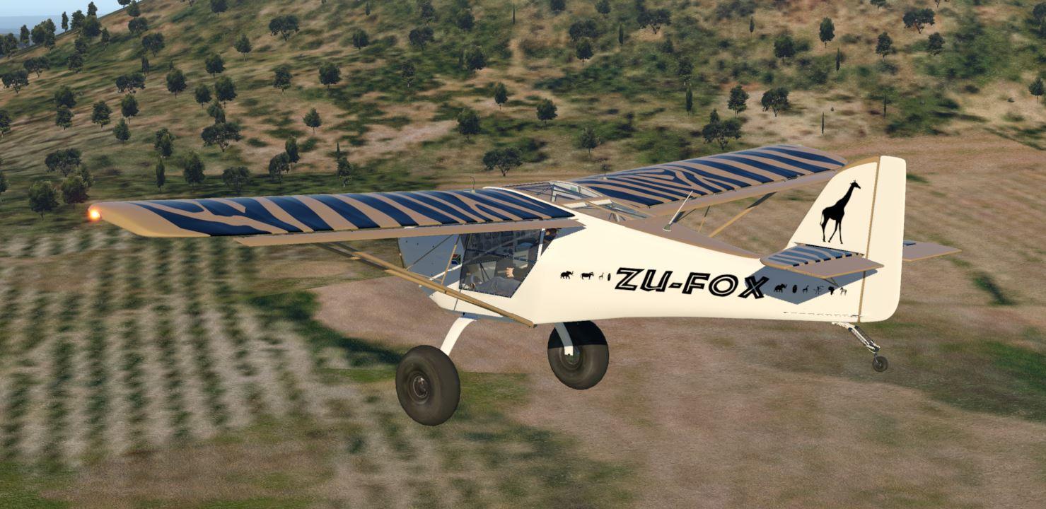 VSKYLABS EuroFOX Fictional African Safari Livery - Aircraft Skins ...