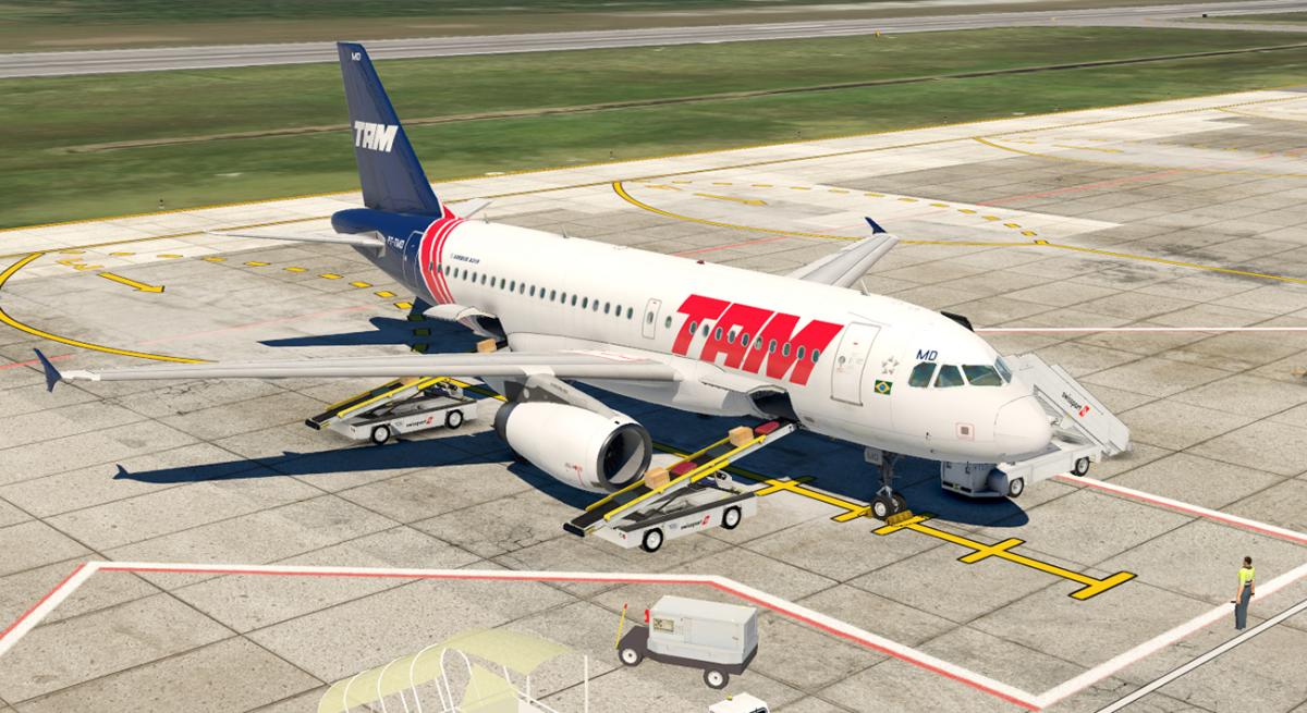 TAM Retro Livery A319 ToLiss - Aircraft Skins - Liveries - X-Plane.Org ...